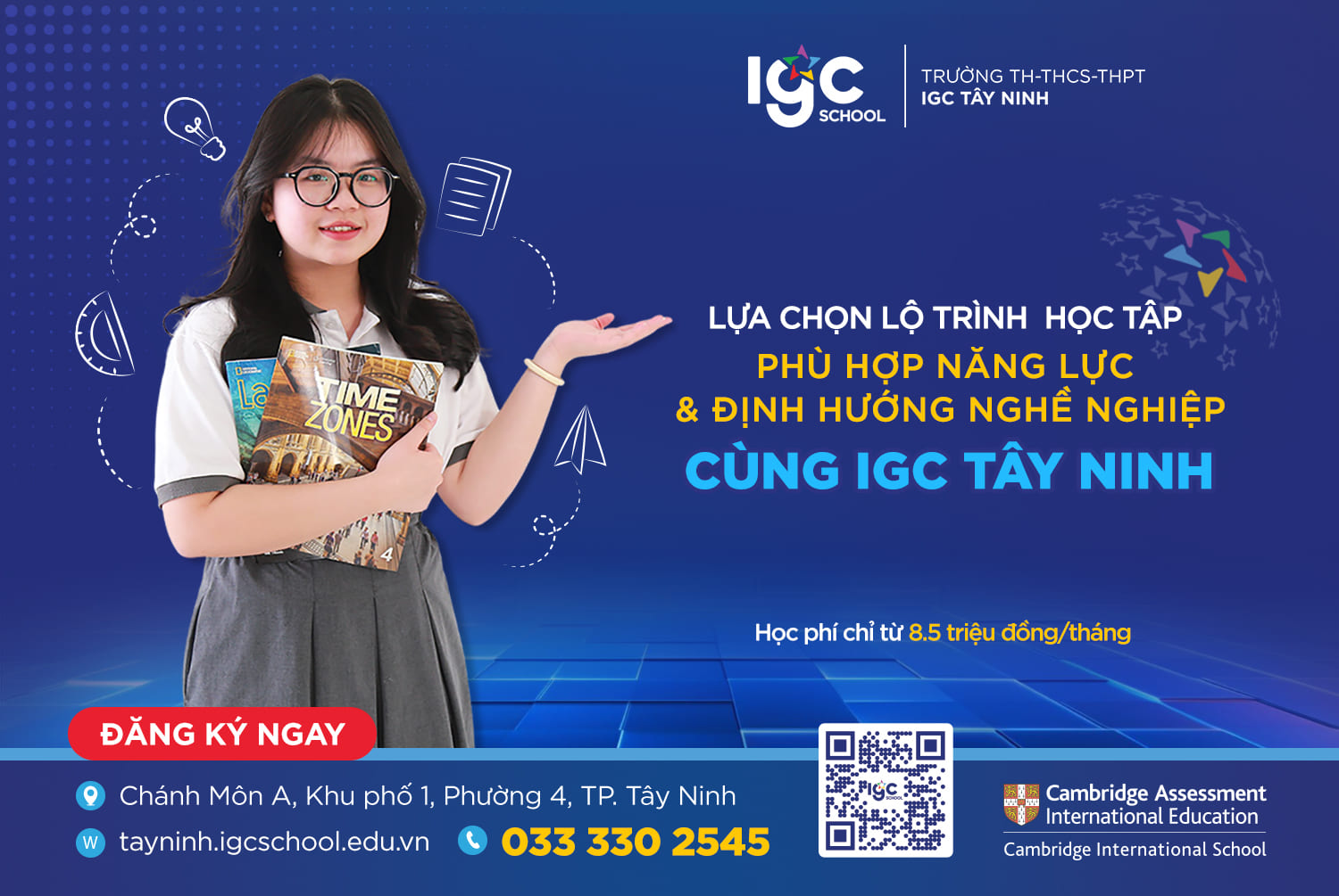 Lựa chọn lộ trình học tập phù hợp với năng lực, định hướng hướng nghề nghiệp cùng IGC Tây Ninh ...